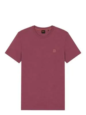 BOSS T-shirt "tales" Con Patch Logo - Red