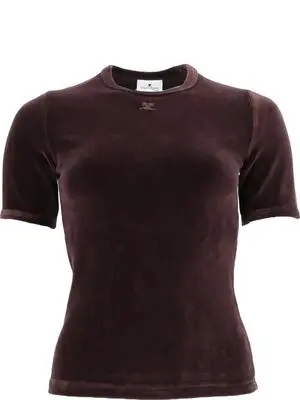 COURREGES T-shirt In Velluto