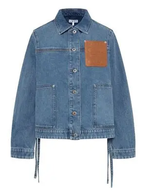 Loewe Anagram Denim Jacket - Blue