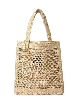 Chloé Chloé Summer Banana Tote Bag Beige