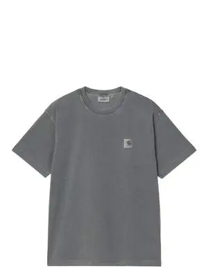 Carhartt Work In Progress Logo Cotton T-shirt - Grey