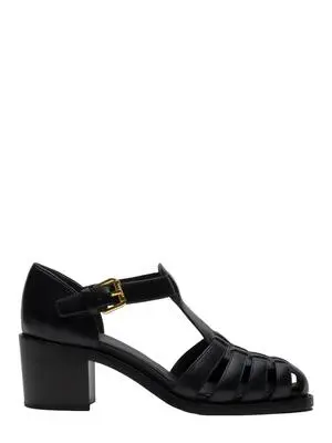 CHURCH'S Church's Kelsey Leather Sandals With Block Heel