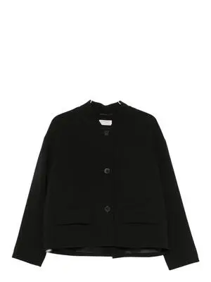 Alberto Biani Button-fastening Flap-pocket Jacket - Black