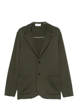 LARDINI Button-fastening Blazer - Green