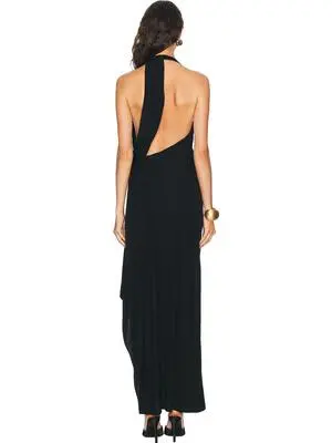 Christopher Esber Spire Cascade Gown - Black