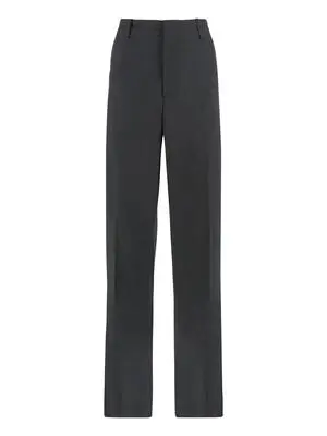 Bottega Veneta Wool Trousers With Side And Back Pockets - Grey
