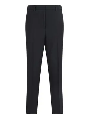 Incotex Stretch Virgin Wool Trousers - Black