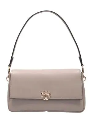 Tory Burch TORY BURCH Top Handle Shoulder Bag With Logo Clasp Grey