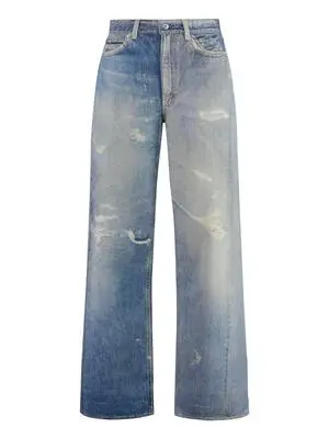 OUR LEGACY OUR LEGACY Full Cut Jeans In Digital Denim Print