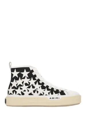 Amiri AMIRI High-Top Sneakers With Star Appliqués Nero