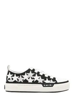 Amiri AMIRI Star Motif Platform Leather Sneakers Nero