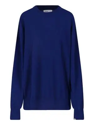 Extreme Cashmere EXTREME CASHMERE Oversized Crewneck Sweater Blue