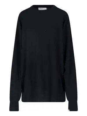 Extreme Cashmere Crewneck Cashmere Sweater - Black