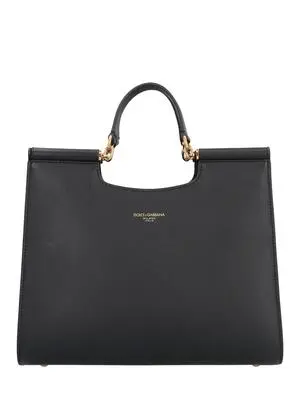 Dolce & Gabbana Small Sicily Tote Handbag 26 Cm - Black