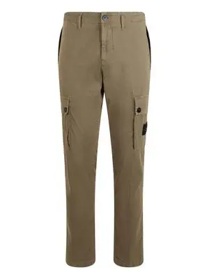 STONE ISLAND STONE ISLAND Lightweight Cotton-Stretch Cargo Pants