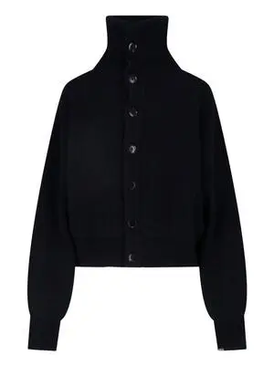 EXTREME CASHMERE EXTREME CASHMERE High-Neck Button-Front Cashmere Cardigan