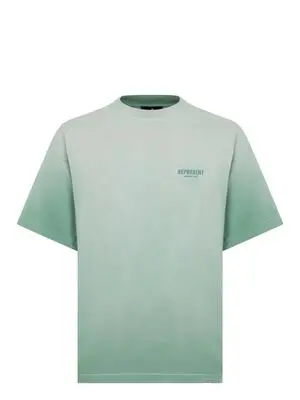 REPRESENT Faded Logo T-shirt - Green