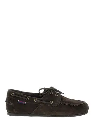 SEBAGO Owen Suede Boat Shoe Loafers - Burnt