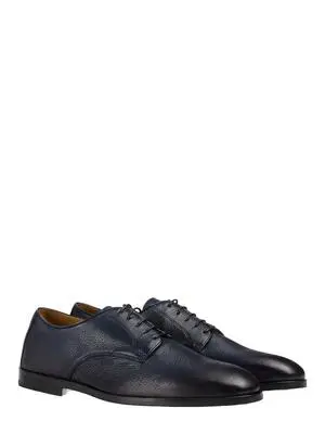 DOUCAL'S Doucal's Classic Deer Leather Derby Shoes Blue