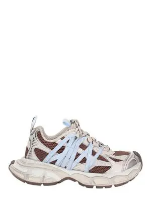 Balenciaga Lace Up Sneakers - Brown