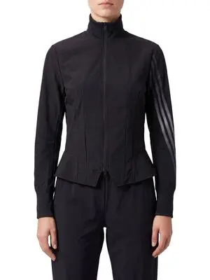 Y3 Y-3 Zip-Up Peplum Sweater