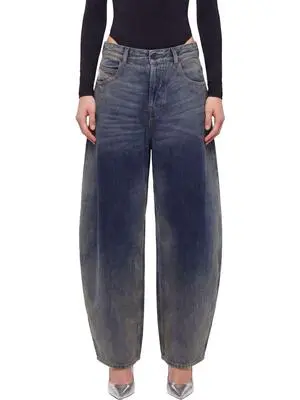 DIESEL® 1987 D-khelz Mid-rise Baggy Jeans - Blue
