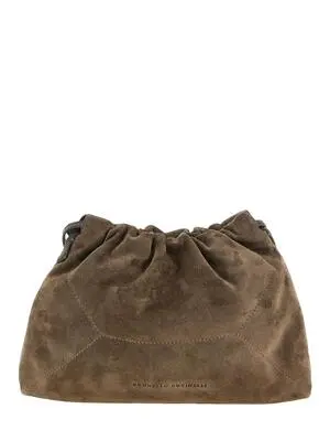 Brunello Cucinelli Drawstring Handbag - Brown