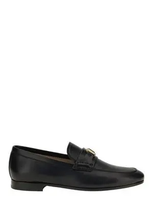 VALENTINO Valentino Garavani Black Leather Loafer