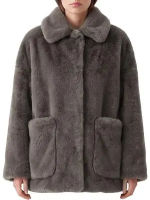 Herno Herno Fur Coat Brown