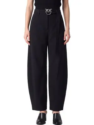 Pinko PINKO Tailored Belted Wide Leg Pants Black