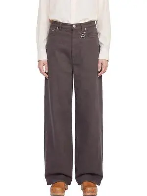 SPORTMAX Sportmax Mid-Rise Wide-Leg Cotton Denim Jeans