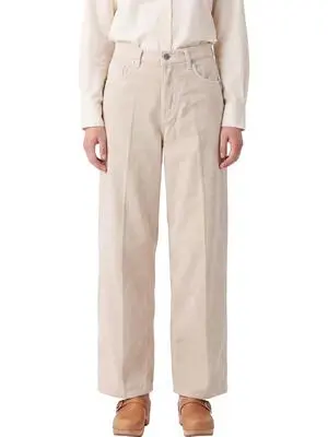 HAIKURE Bethany Cotton Corduroy Wide-leg Trousers - White