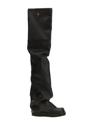 Attico Leather Boots - Black