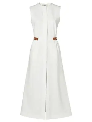 Fendi Linen Dress - White