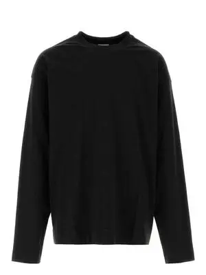 Dries Van Noten Cotton Oversize Hegland T-shirt - Black
