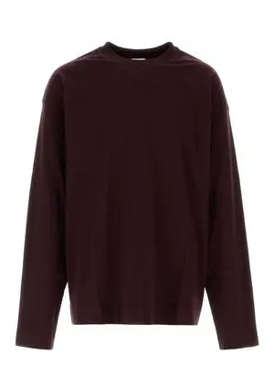 Dries Van Noten Grape Cotton Oversize Hegland T-shirt - Purple