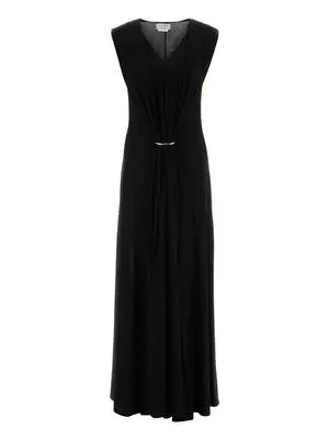 Sportmax Stretch Viscose Fervida Dress - Black