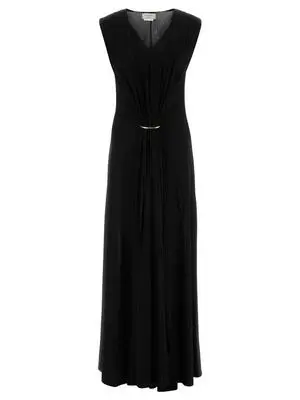 Sportmax Stretch Viscose Fervida Dress - Black