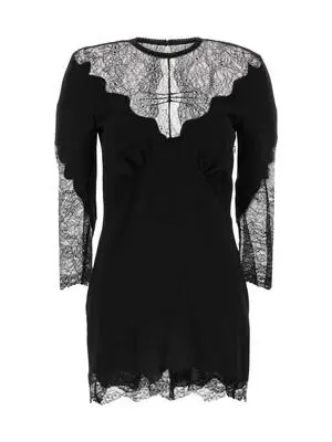 Attico Crepe Dress - Black