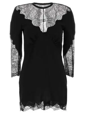 Attico Crepe Dress - Black