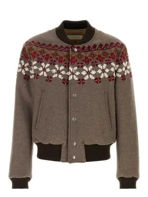 Dries Van Noten Valtor Bomber Jacket - Brown