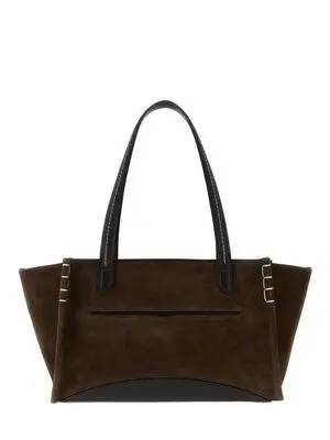 JW Anderson Jw Anderson Women Chocolate Suede Loafer Handbag Brown