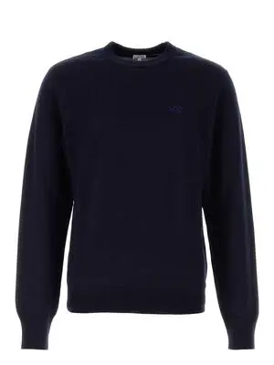 Loewe Midnight Wool Blend Sweater - Blue