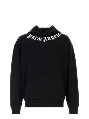 Palm Angels Cotton Sweatshirt - Black