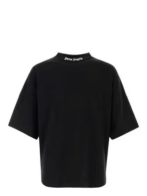 Palm Angels Cotton Oversize T-shirt - Black