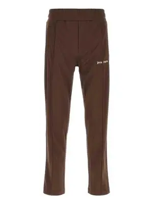 Palm Angels Chocolate Tech Fabric Joggers - Brown
