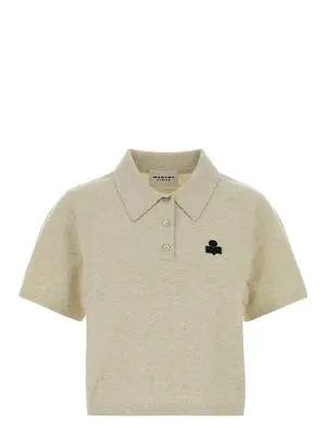 Isabel Marant Étoile Althea Polo Shirt - Brown