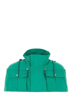 Prada Nylon Cape - Green