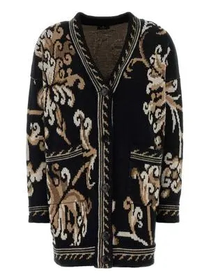 Etro Embroidered Wool Cardigan - Multicolor