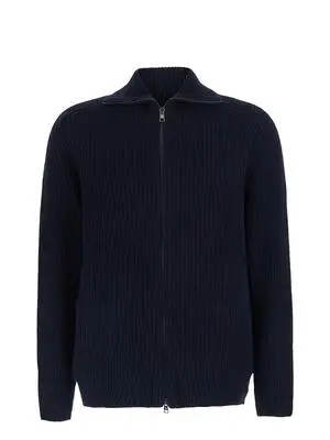 TAGLIATORE Tagliatore Men Full Zip Hoodie Blue
